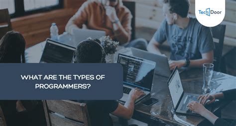 Types Of Programmers What They Are And How They Differ Techdoor