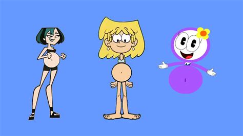 Lori Loud Daisy And Gwen Having A Belly Contest By Phantommanofdarkness On Deviantart