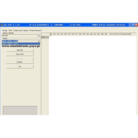 Buy Car Tool Software Cartool V1.06 For Immo And Airbag Resetting