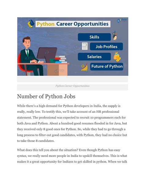 Ppt Python Career Opportunities Powerpoint Presentation Free