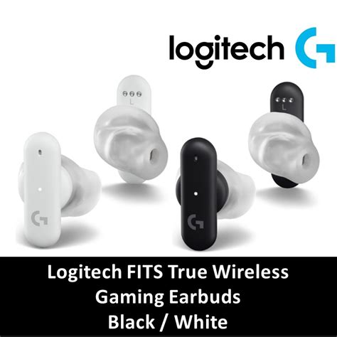 Logitech Fits True Wireless Gaming Earbuds Black White Computers And Tech Parts And Accessories