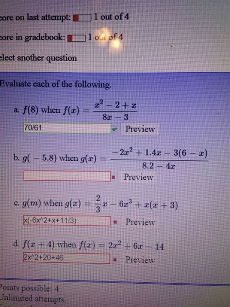 Solved Evaluate Each Of The Following Integral 8 When Chegg Com