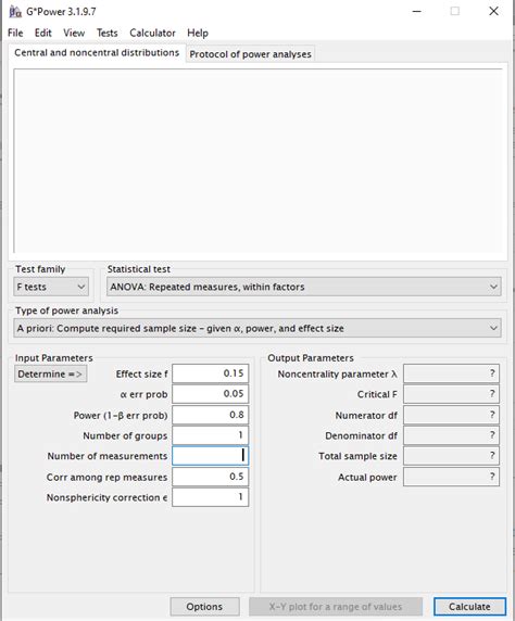 Gpower Gpower Repeated Measures With Multiple Items Cross Validated