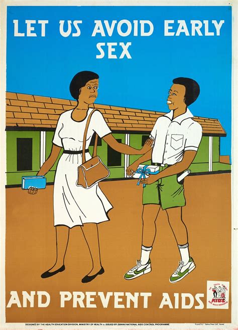 Vintage Poster Let Us Avoid Early Sex And Prevent Aids Galerie