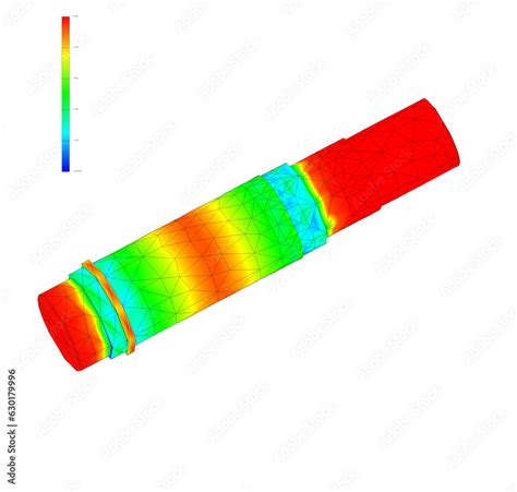 Fem Analysis Finite Element Method Analysis Axle Bend And Rotation