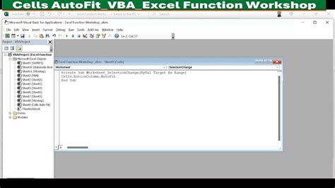 Excel Autofit Magic Simple Vba Code To Resize Cells Automatically