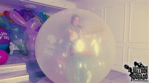 Nina Sitpops Unique 22 Balloons Inside A Climb In Balloon Hd Version