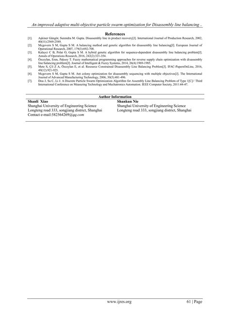 An Improved Adaptive Multi Objective Particle Swarm Optimization For