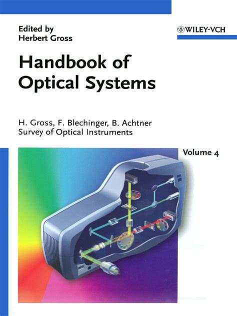 Handbook Of Optical Systems Su Herbert Gross Pdf