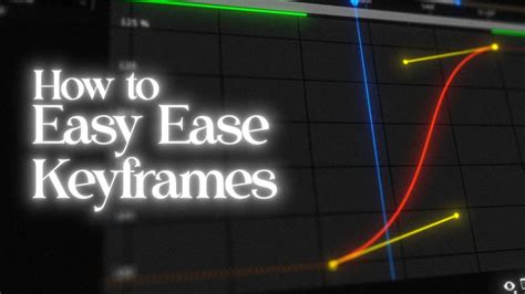Easy Ease Keyframes In After Effects Step By Step Guide