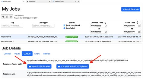 Data Processing System Dps Tutorial A To Z — Maap Docs Documentation