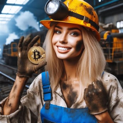 Premium Photo Sexy Bitcoin Mining Mine Coal