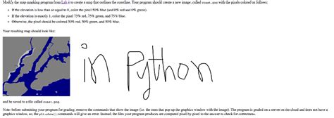 solved modify the map mapking program from lab 4 to create a