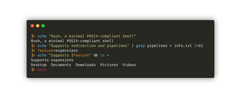 Github Ashpilrush Basic Rust Posix Shell