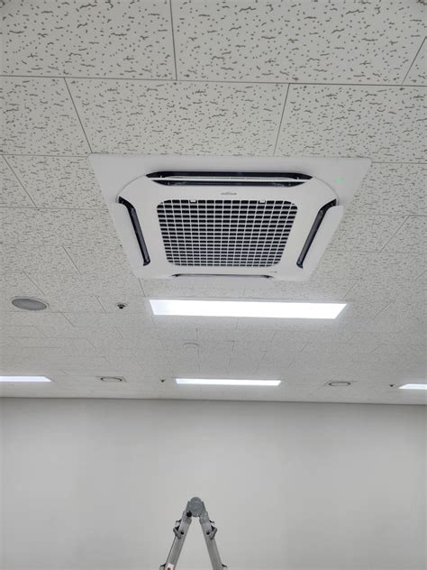 양천 사무실 천장형 냉난방기 설치 사례 Lg 천장형 냉난방기 30평 2대 Lg 멀티 실외기 8마력 1대 냉·난방기 시스템 에어컨 전문 주아이티글로벌