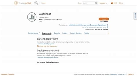 How To Deploy An Api Builder Container To Amazon Lightsail