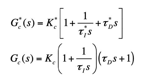 solved 1 derive the relationship between the two sets of controller
