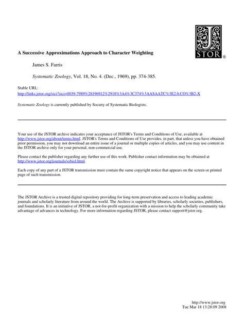 pdf a successive approximations approach to character weighting