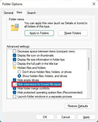 How To Show File Extensions On Windows Pureinfotech