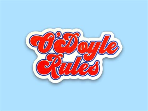 Odoyle Rules 20 Sticker For Laptop