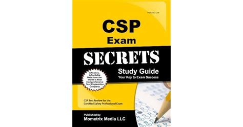 CSP Comprehensive Practice Exam Secrets Study Guide CSP Test Review For The Certified Safety