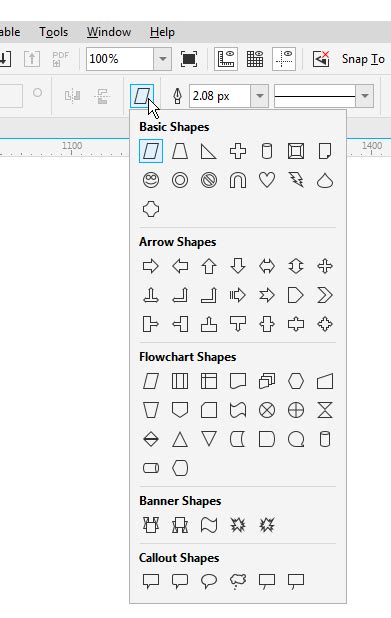 Arrow Tool CorelDRAW Graphics Suite 2019 For Windows CorelDRAW