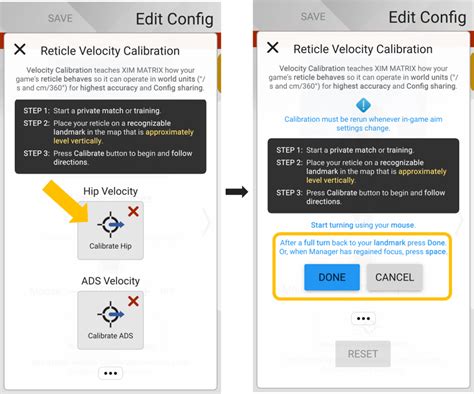 Velocity Calibration XIM MATRIX User Guide Velocity Calibration XIM MATRIX User Guide