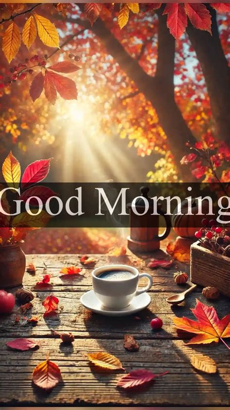 100 Good Morning Fall Images With Quotes Start Monday To Saturday With
