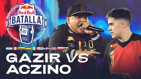 Gazir Vs Aczino Final Red Bull Batalla Internacional 2022 Youtube