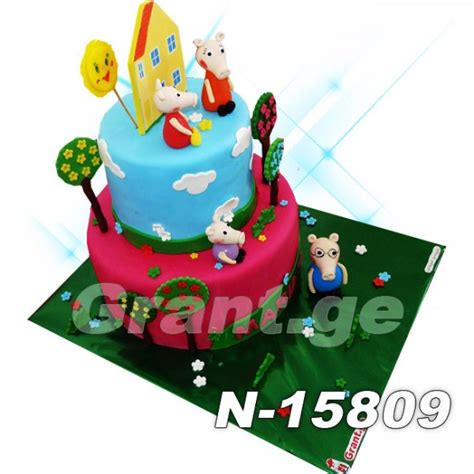 საბავშვო ტორტი პეპა შეკვეთით საკონდიტრო „grant Bakery“ ში ადგილზე მიტანით