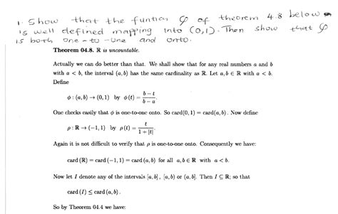 Solved Show That The Funtion φ ﻿of Theorem 4 8 ﻿belowis Well