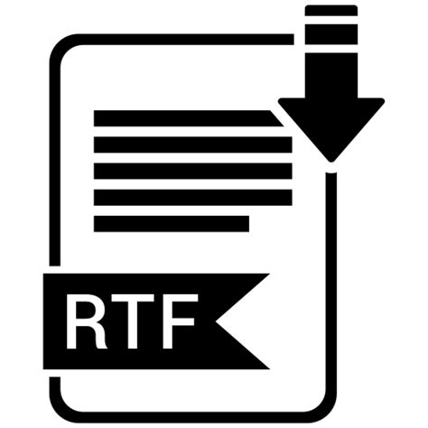 Filetype File Rtf Download File Dan Folder Icons