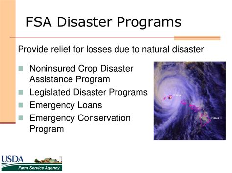 Ppt Usda Farm Service Agency Fsa Disaster Programs Powerpoint