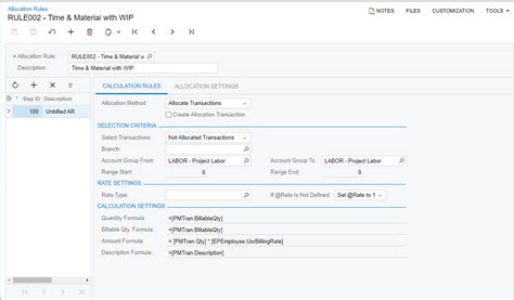 allocation calculation error community