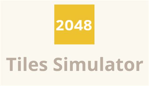 Play 2048 Tiles Simulator Top Io Games On