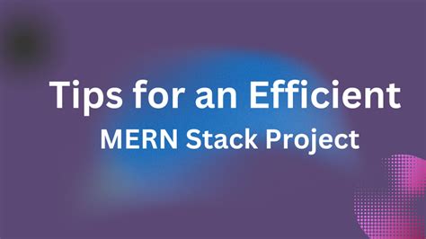 Momina Jadoon On Linkedin 7 Proven Tips To Build Efficient Mern Stack Projects 19 Comments