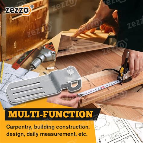 줄자 고정 클립 표시하기 쉬운 스크라이빙 드로잉 라인 유연한 눈금자 위치 클램프 측정 측정 부착 도구 도구 부품