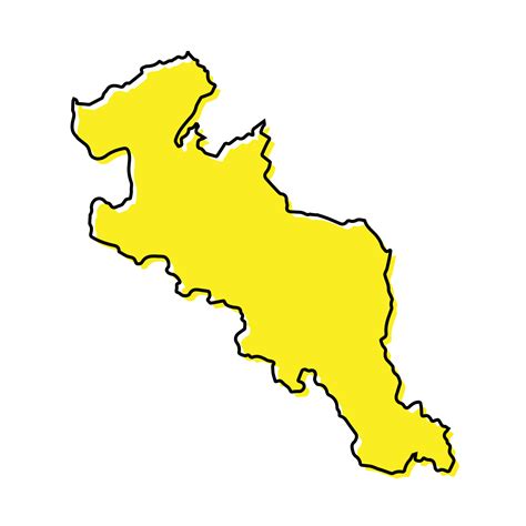 Simple Outline Map Of Kyoto Is A Prefecture Of Japan 22803127 Vector