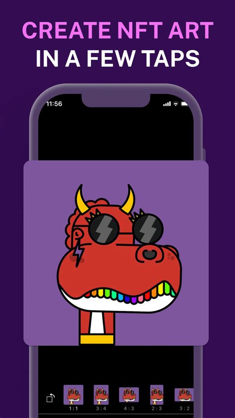 create nft art for iphone download