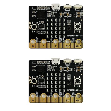 2pcs For Rp2040 Bit Motherboard Compatible With Bbc Microbit Shape