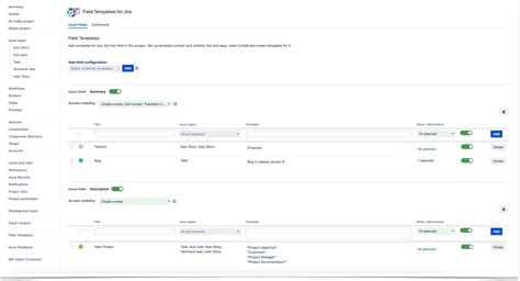 Issue Templates For Jira Web From The Navigation On The Left Select Project Settings And Then