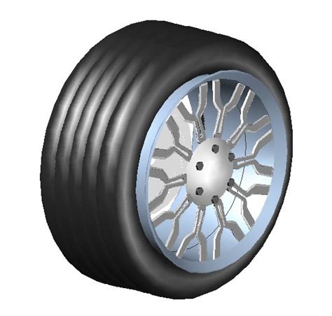 Car Wheel D DWG Model For AutoCAD Designs CAD