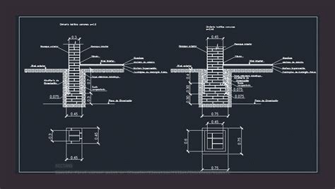 Foundations Common Bricks Dwg Block For Autocad • Designs Cad