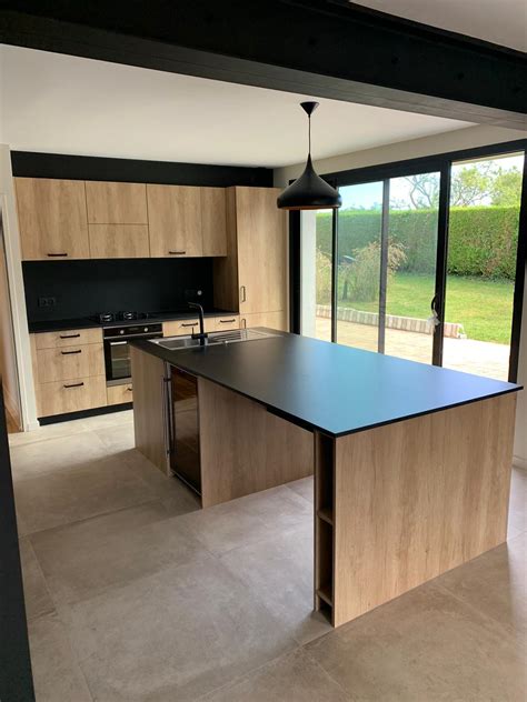 Cuisine Encastrée Et îlot Centrale Brodie Agencement