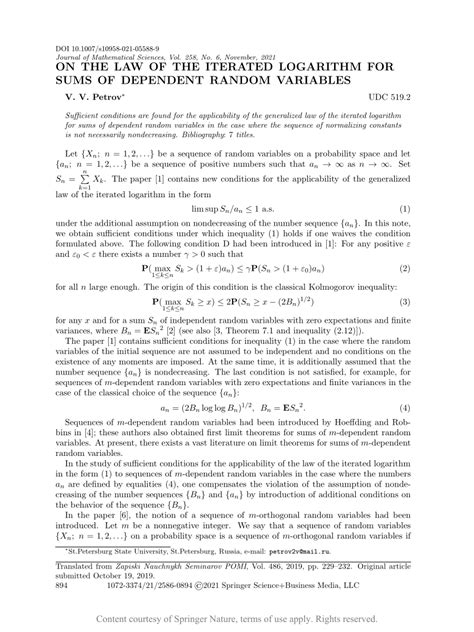 On The Law Of The Iterated Logarithm For Sums Of Dependent Random Variables