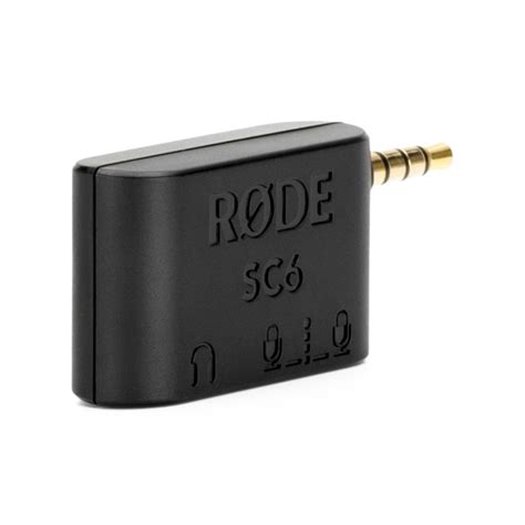 Rode Sc6 Dual Trrs Input And Headphone Output For Smartphones Gjmsound