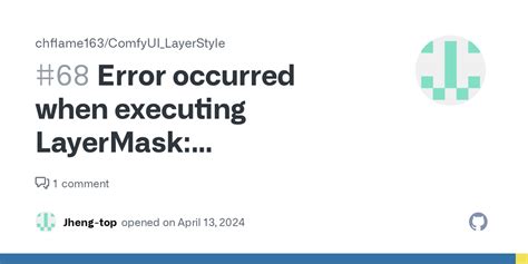 error occurred when executing layermask personmaskultra v2 · issue
