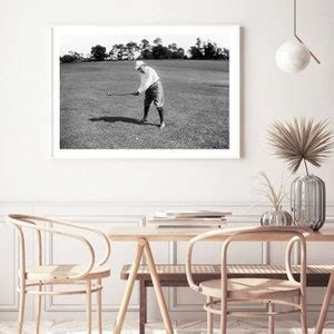 Vintage Golf Print Golf Wall Art Golf Poster Man Cave Wall Art