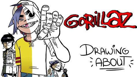 Gorillaz Drawing About Youtube