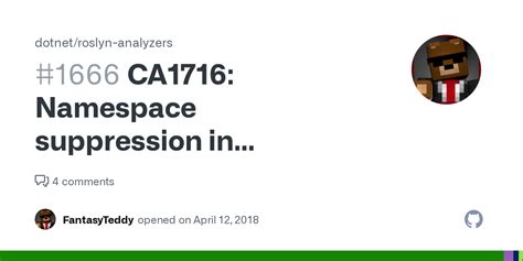 ca1716 namespace suppression in globalsuppressions cs not working · issue 1666 · dotnet roslyn